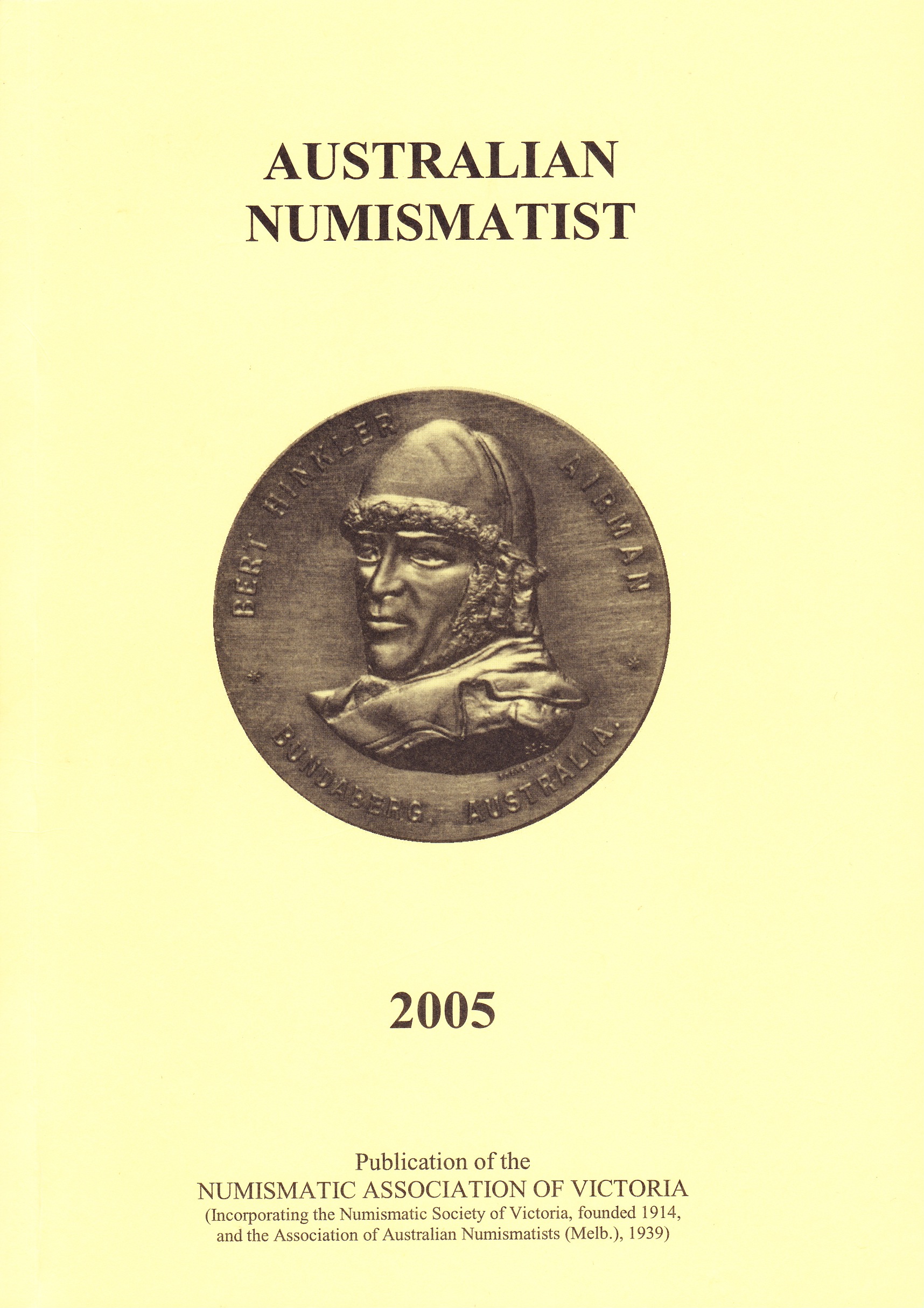 The Australian Numismatist - The Numismatic Association of Victoria