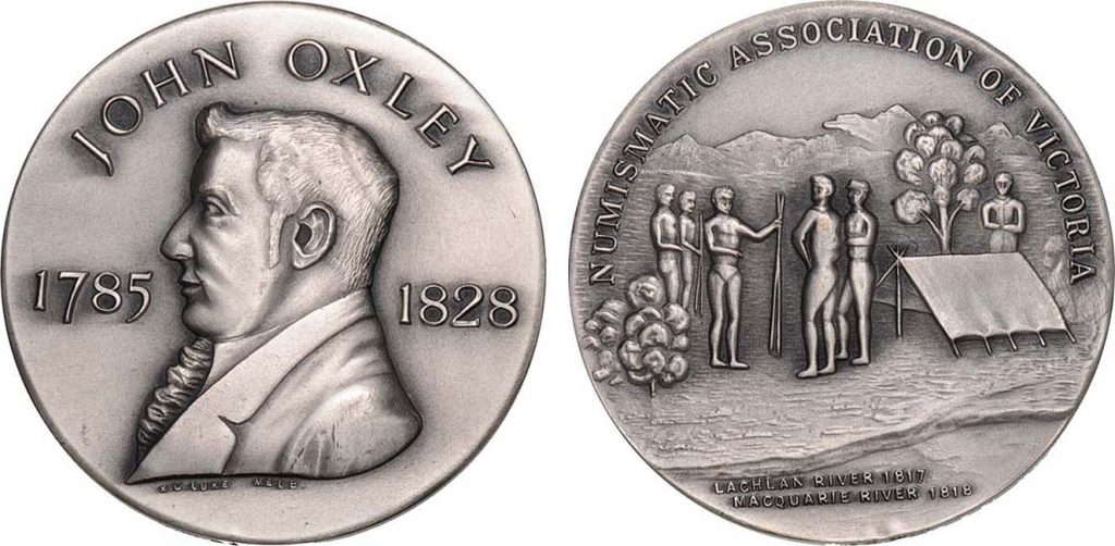 John Oxley (Explorer Series) - The Numismatic Association of Victoria